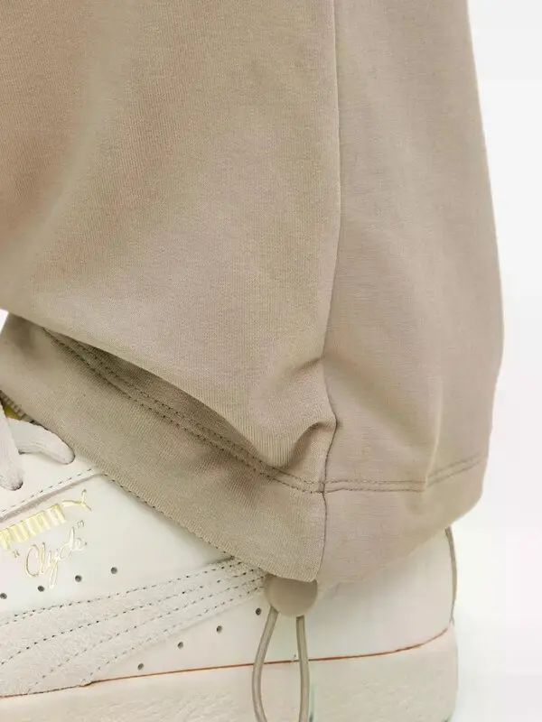 Guess Drawstring-waist Logo-patch Track Pants