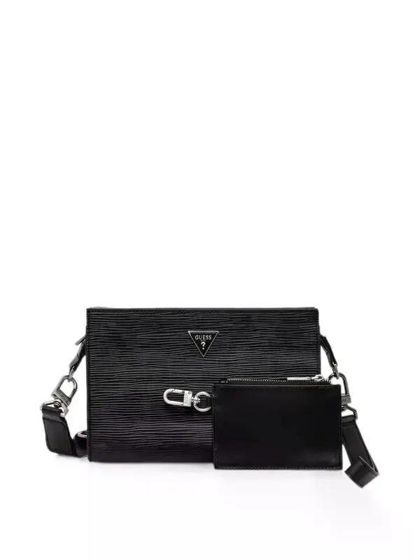 Guess Milano Logo-plaque Bag - Black