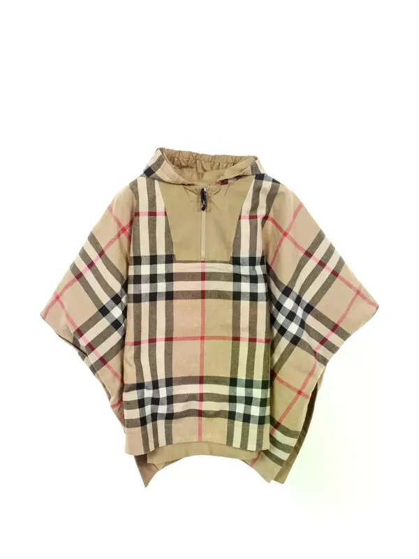 Burberry 2020s Checked Hooded Cape