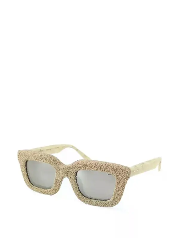 MODO Cargo Teddy Square Frame Sunglasses - Neutrals