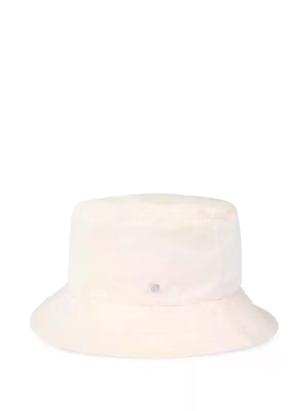 MAISON MICHEL Logo Detail Bucket Hat - Neutrals