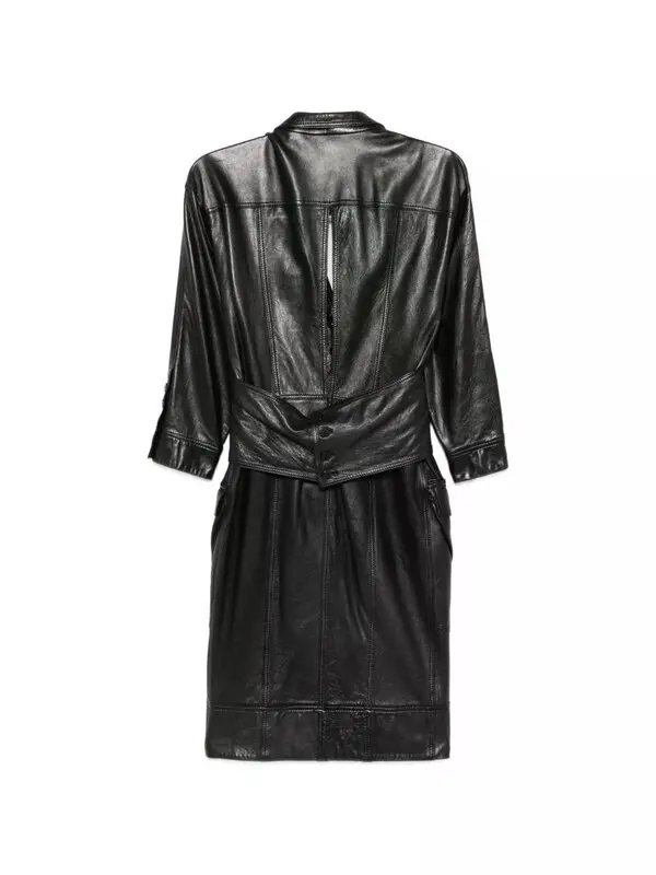 A.N.G.E.L.O. VINTAGE CULT 1980s Button-down Leather Coat