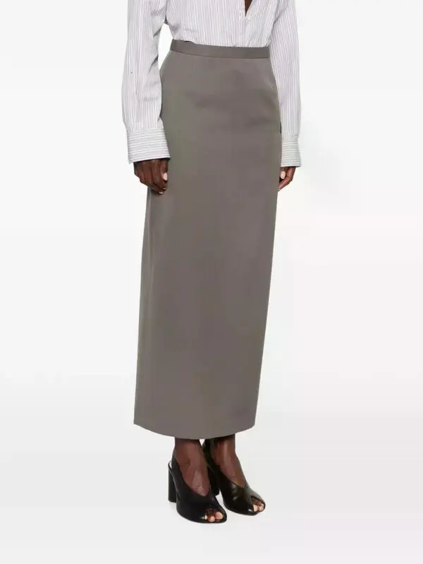 Mihara Yasuhiro Logo Patch Maxi Skirt