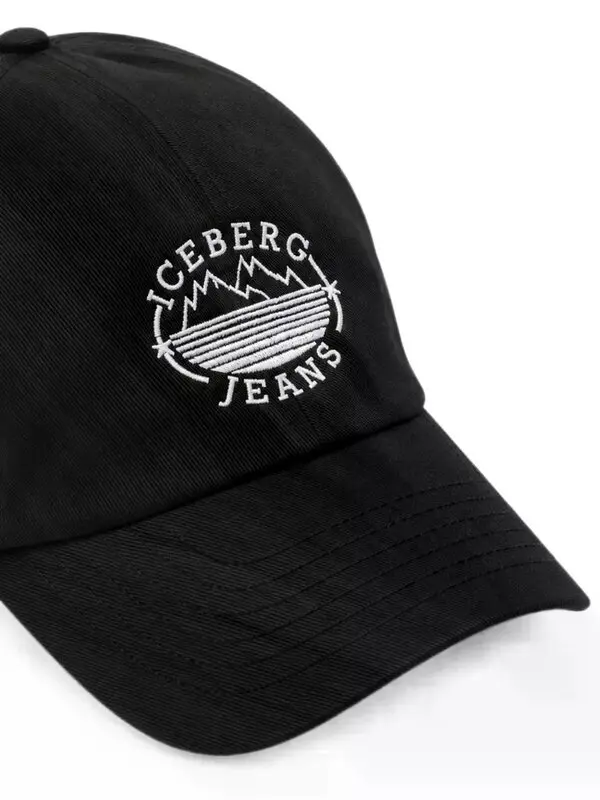 Iceberg Logo Embroidered Baseball Cap