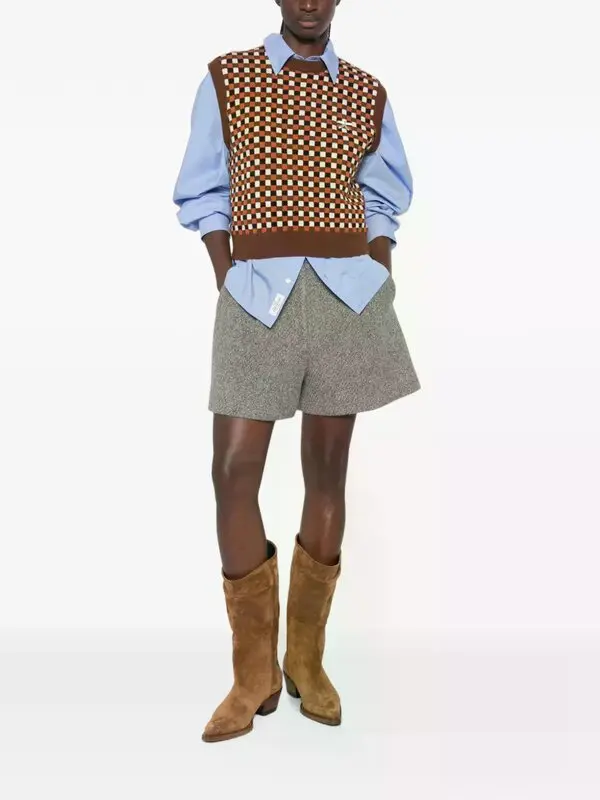 GOLDEN GOOSE Roby Check-pattern Vest