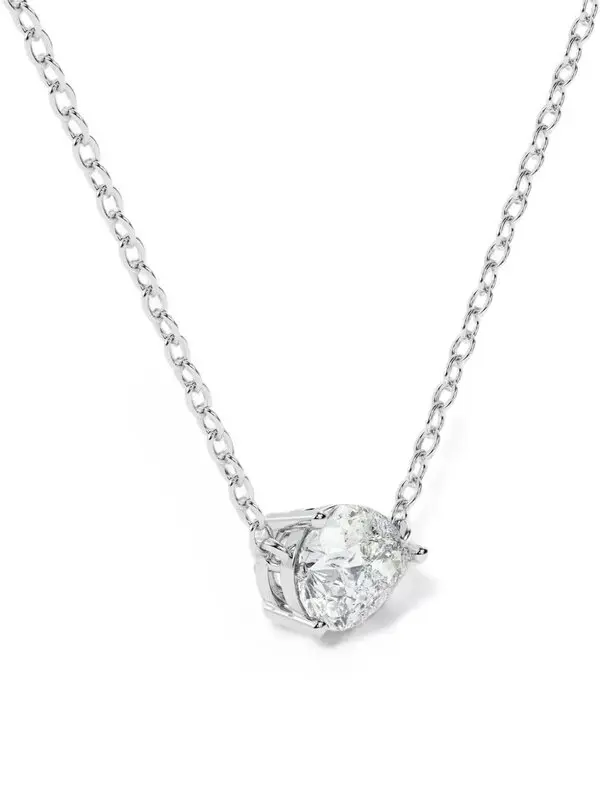 Diamond Essentials 14k White Gold Diamond Necklace