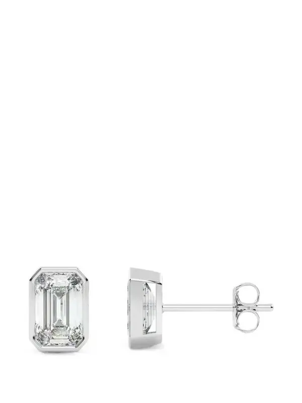 Diamond Essentials Emerald-cut Diamond Earrings