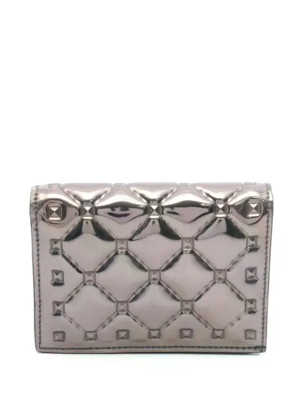 Valentino Garavani 2010s Rockstud Wallet - Silver