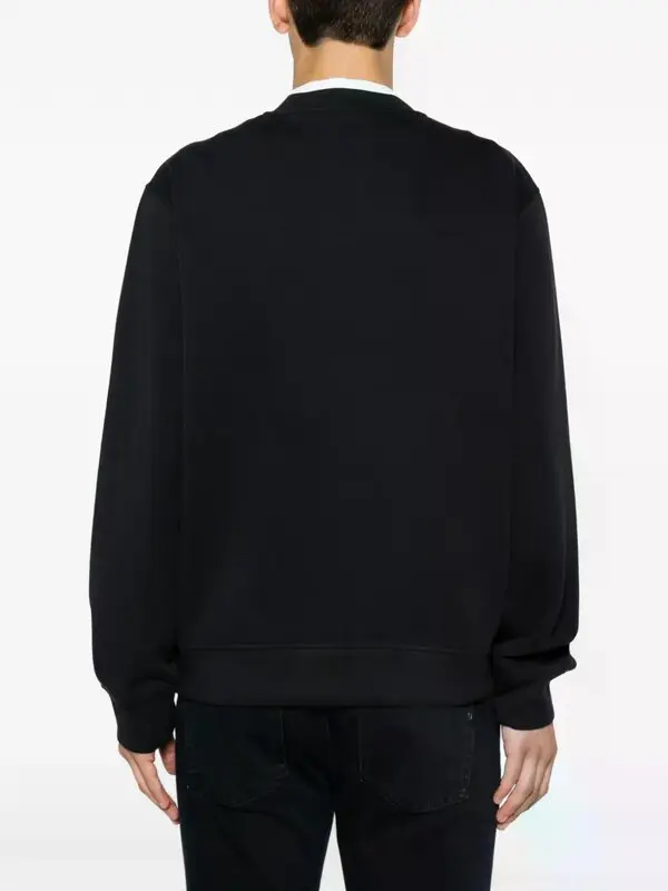 Emporio Armani Logo Patch Crewneck Sweater