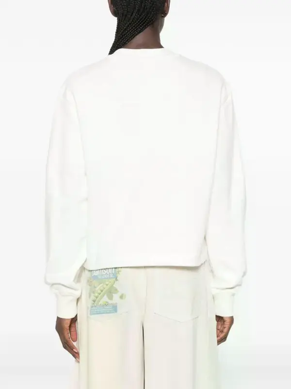 Casablanca Logo Embroidered Crew Neck Sweater