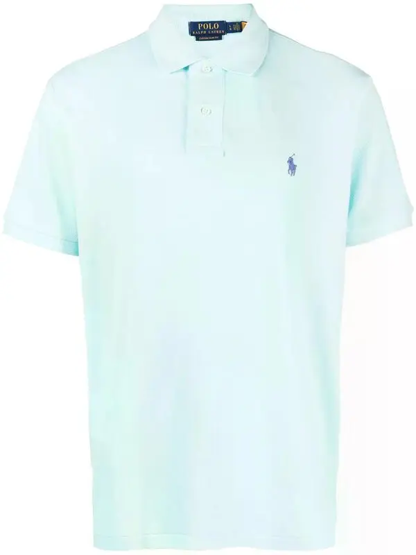 Polo Ralph Lauren Logo-embroidered Polo Shirt - Blue