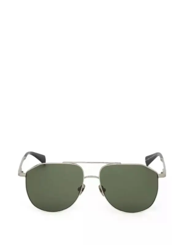 ALLSAINTS Geometric-frame Aviator Sunglasses - Silver