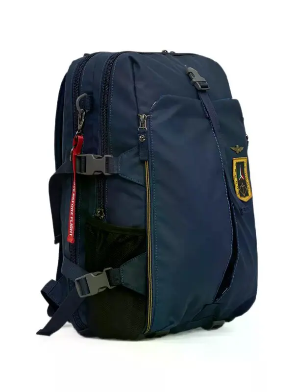 AERONAUTICA MILITARE Backpack With Camouflage Lining And Logo Patch