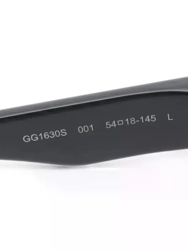 Gucci Logo Plaque Square-frame Sunglasses
