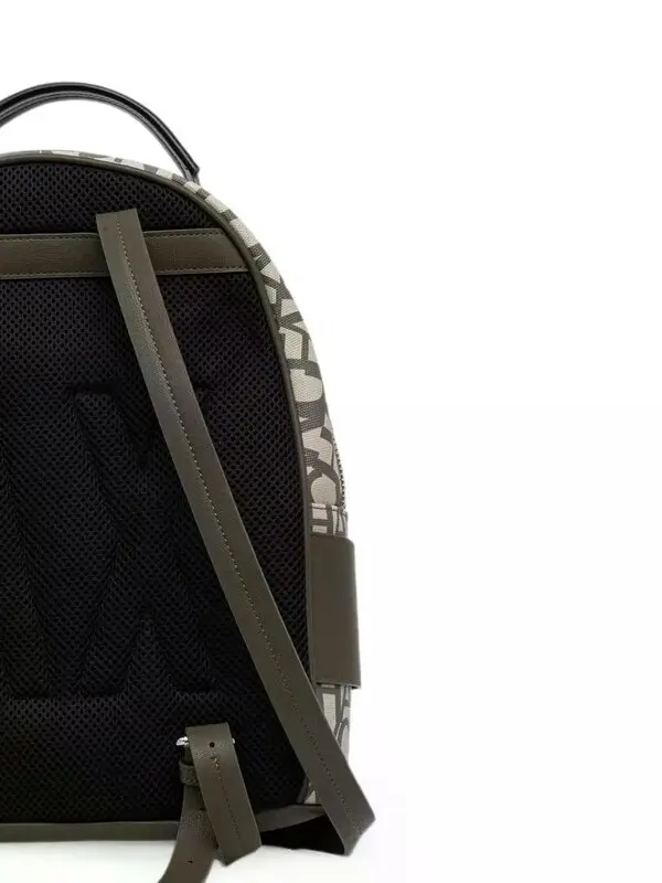 Armani Exchange All-over Logo Print Backpack
