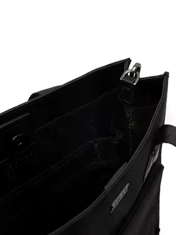 Guess Monogram Logo-jacquard Tote Bag