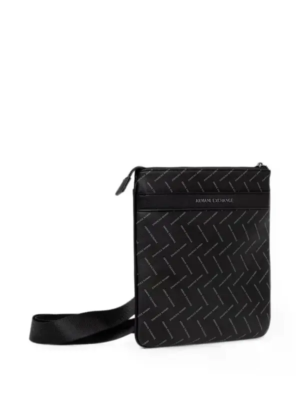 Armani Exchange Logo Print Cross Body Bag