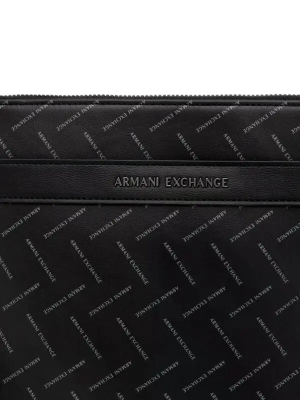 Armani Exchange Logo Print Cross Body Bag
