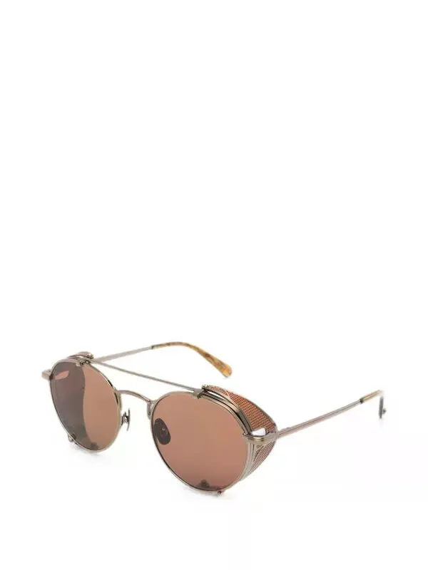 Garrett Leight Ocampo Round Frame Sunglasses