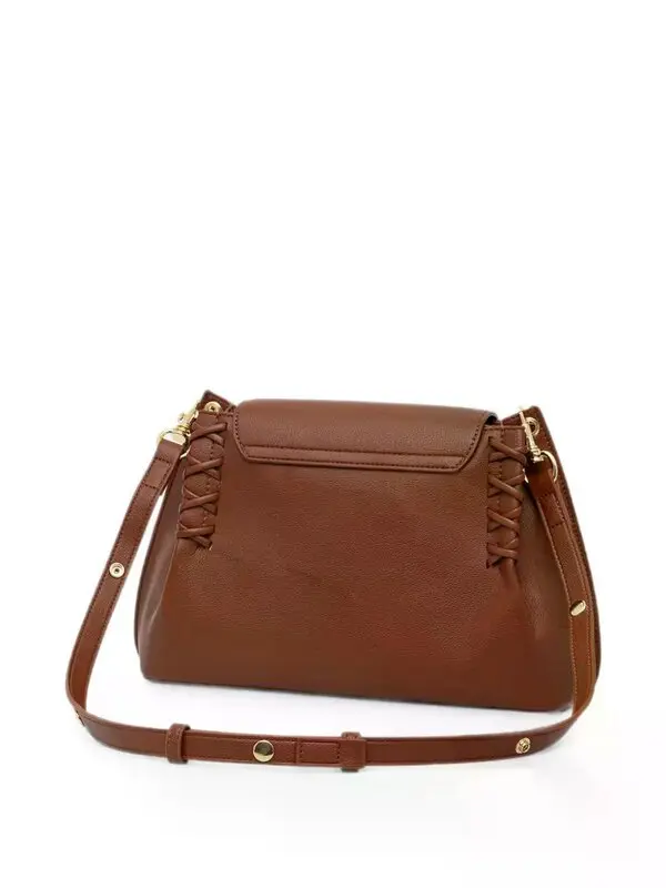 Moschino Logo-lettering Shoulder Bag - Brown
