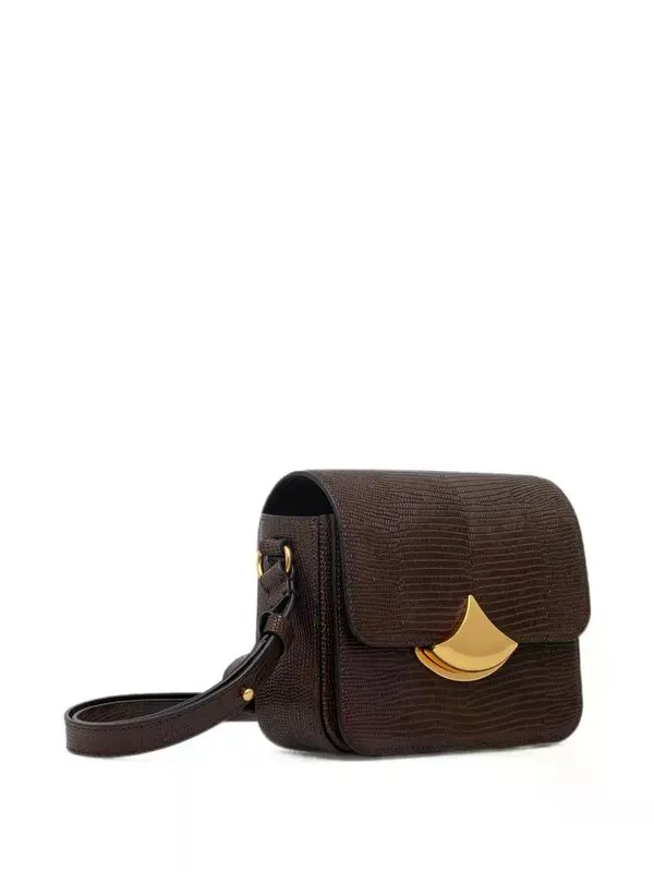 SESSUN Diviluz Lizard-effect Leather Shoulder Bag