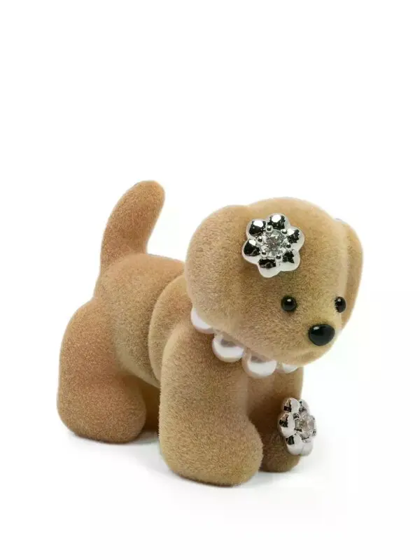 YVMIN Split Puppy Earrings - Brown
