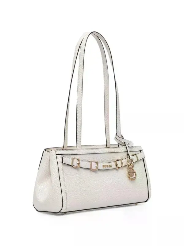 Guess Buckle-detail Logo-charm Tote Bag