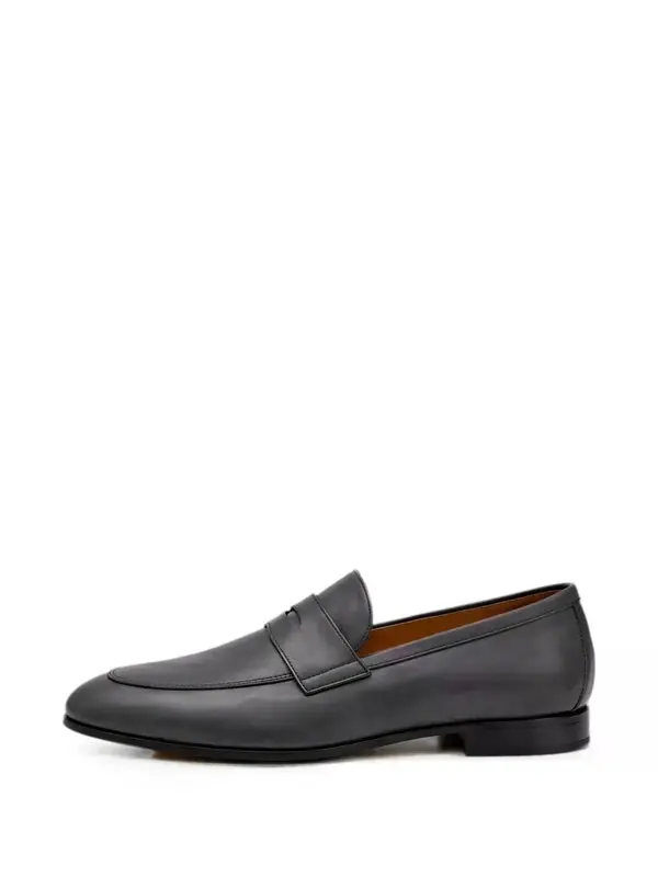DOUCAL'S Leather Penny-strap Loafers