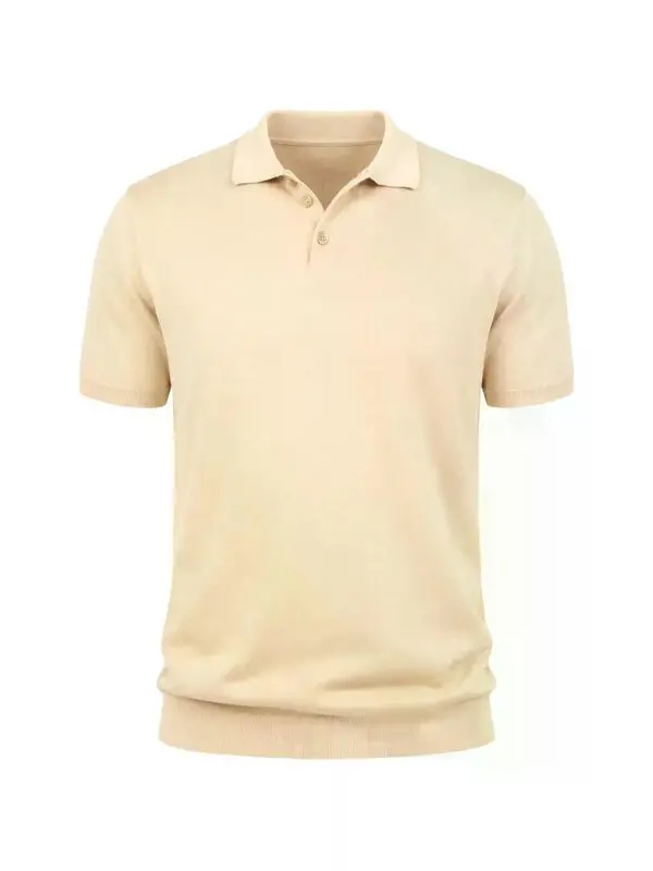 AMARANTO Short-sleeve Polo Sweater