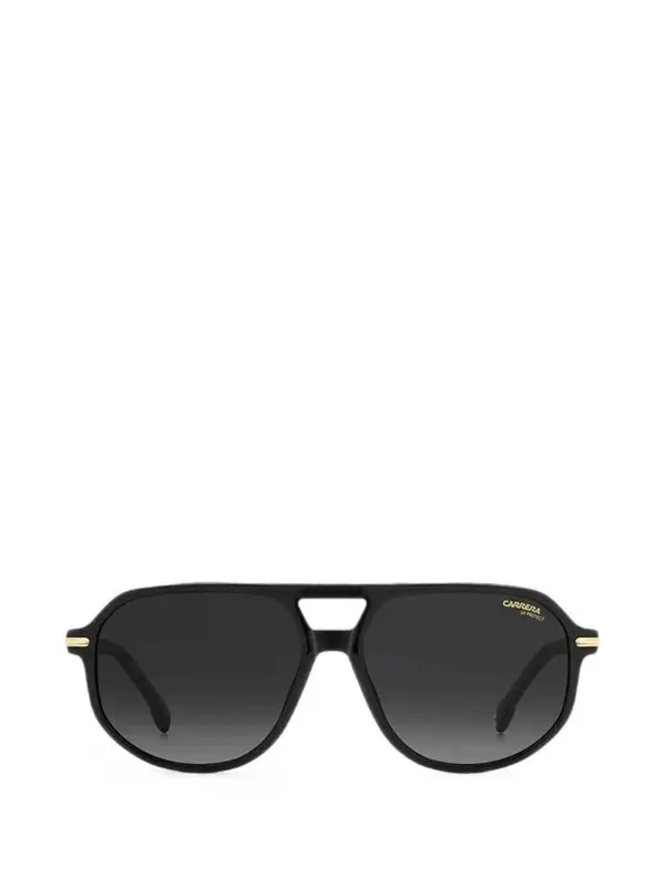 Carrera Eyewear Aviator Sunglasses With Gold Tone Hardware - Black