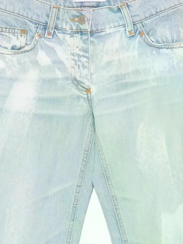 Dolce & Gabbana 2000s Bleached Effect Jeans