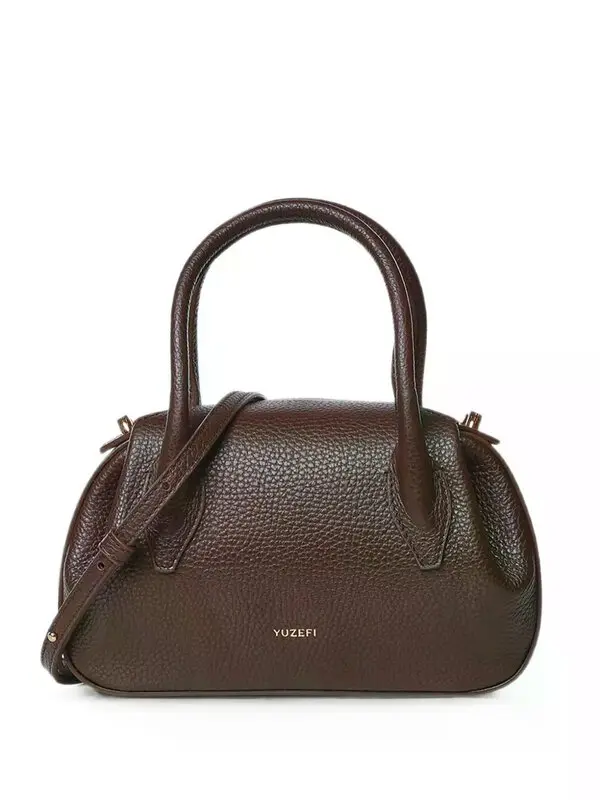 Yuzefi Mini Oyster Duffle Handbag - Brown