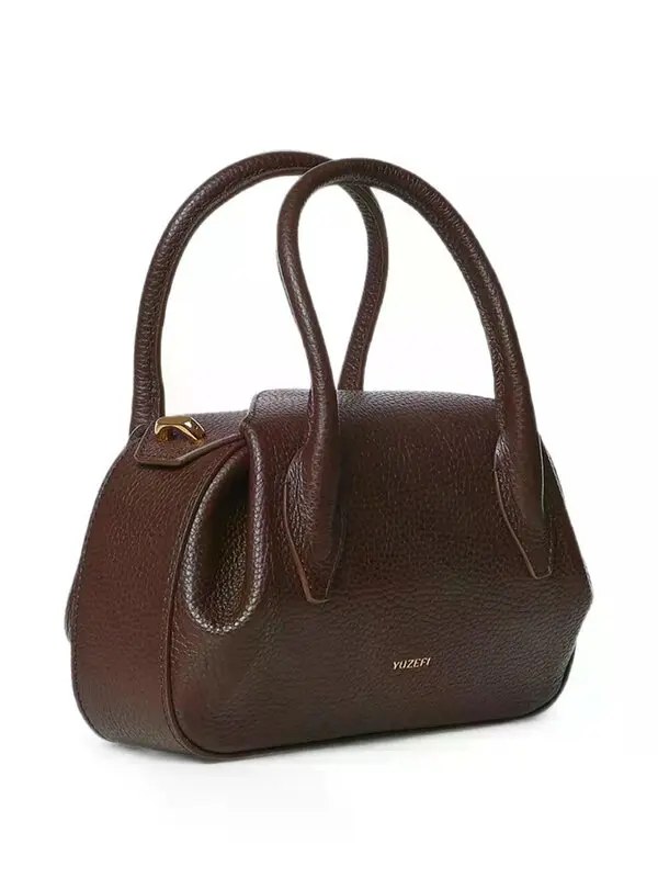 Yuzefi Mini Oyster Duffle Handbag - Brown