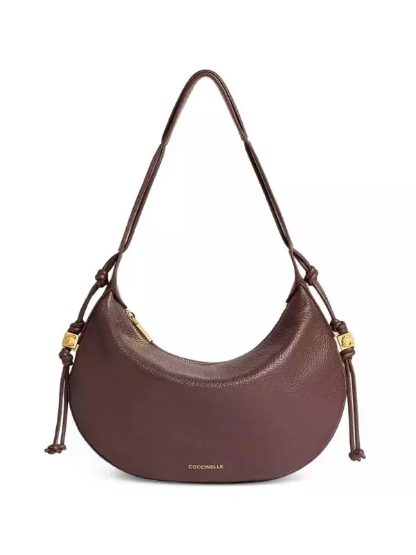COCCINELLE Small Thess Leather Shoulder Bag - Brown