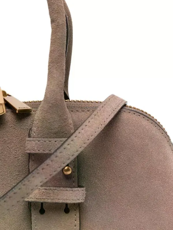 Pinko Suede Tote Bag - Brown