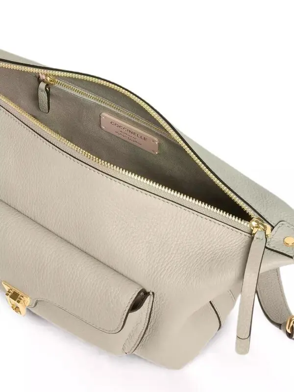 COCCINELLE Beat Generation Leather Crossbody Bag - Green