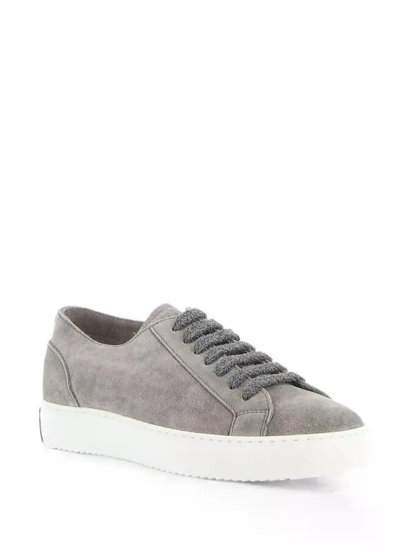 DOUCAL'S Suede Lace-up Sneakers