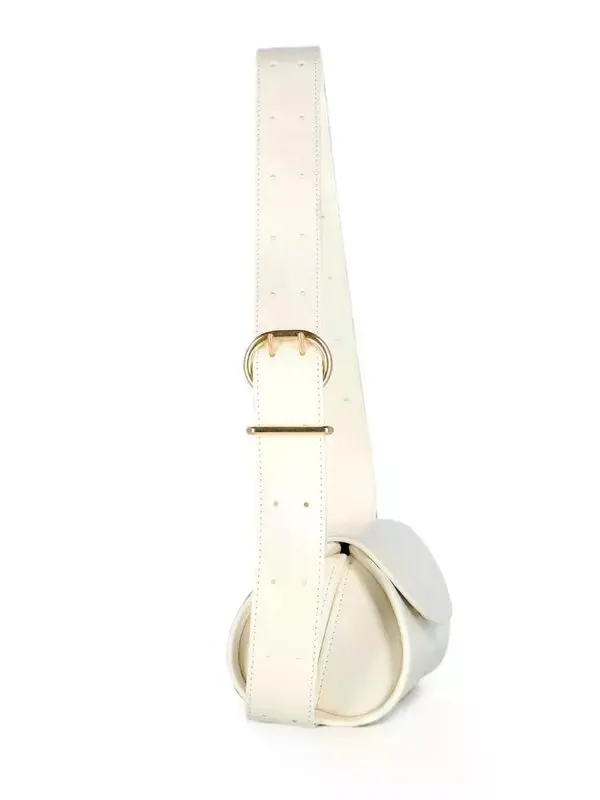 JIL SANDER Small Cannolo Shoulder Bag - Neutrals