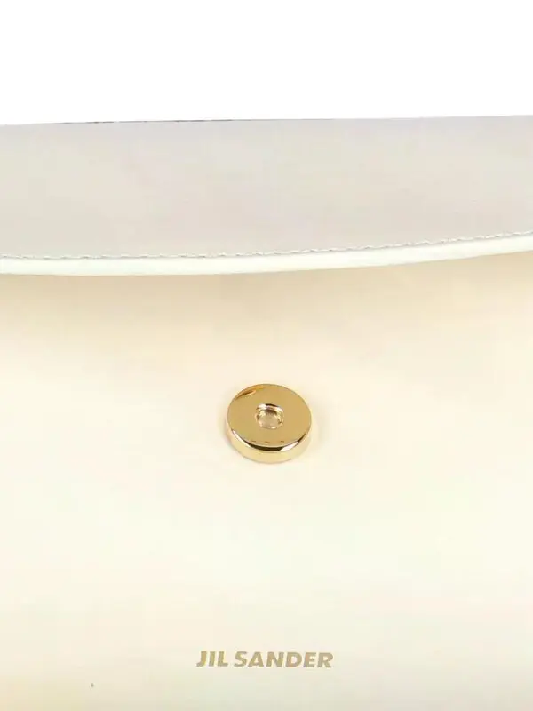 JIL SANDER Small Cannolo Shoulder Bag - Neutrals