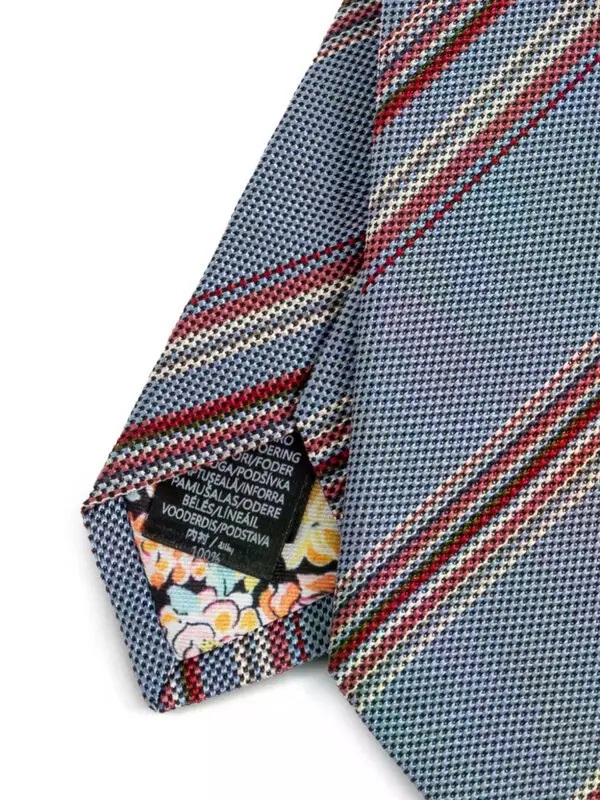Paul Smith Diagonal Stripe Silk Tie