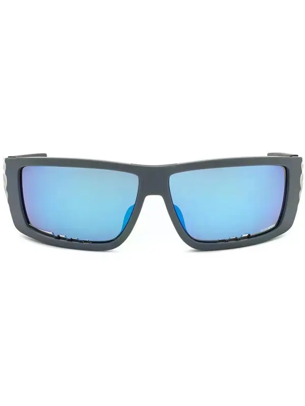 PLEIN SPORT Fierless Rectangle-frame Sunglasses - Blue
