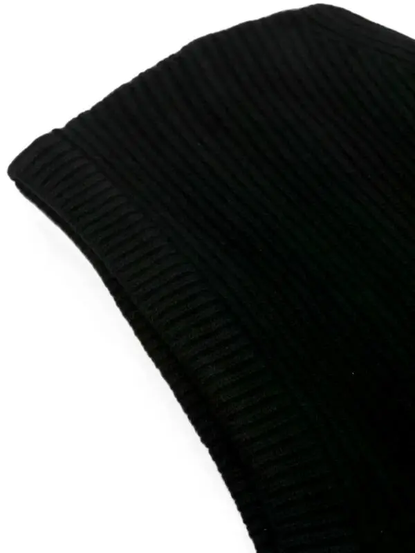 Rick Owens Ribbed Knit Balaclava