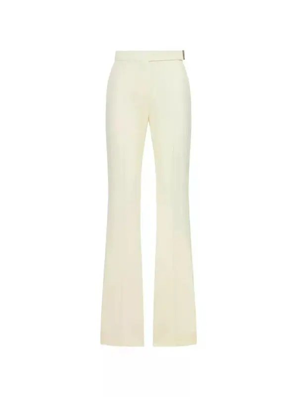 Max Mara Pressed-crease Flared Trousers