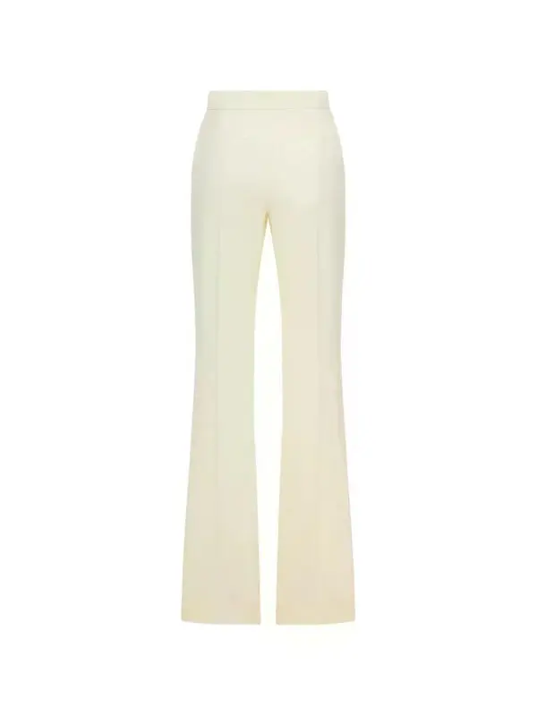 Max Mara Pressed-crease Flared Trousers