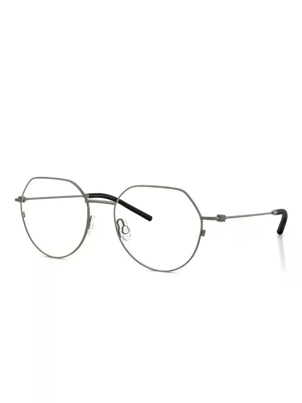 Moncler Geometric Octagon Frame Eyeglasses