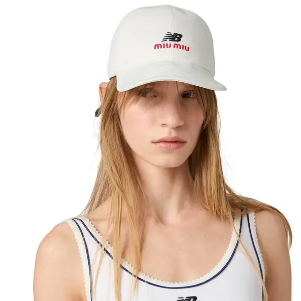 Miu Miu Embroidered Baseball Cap