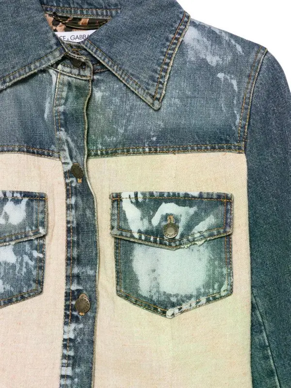 Dolce & Gabbana Paneled Denim Jacket