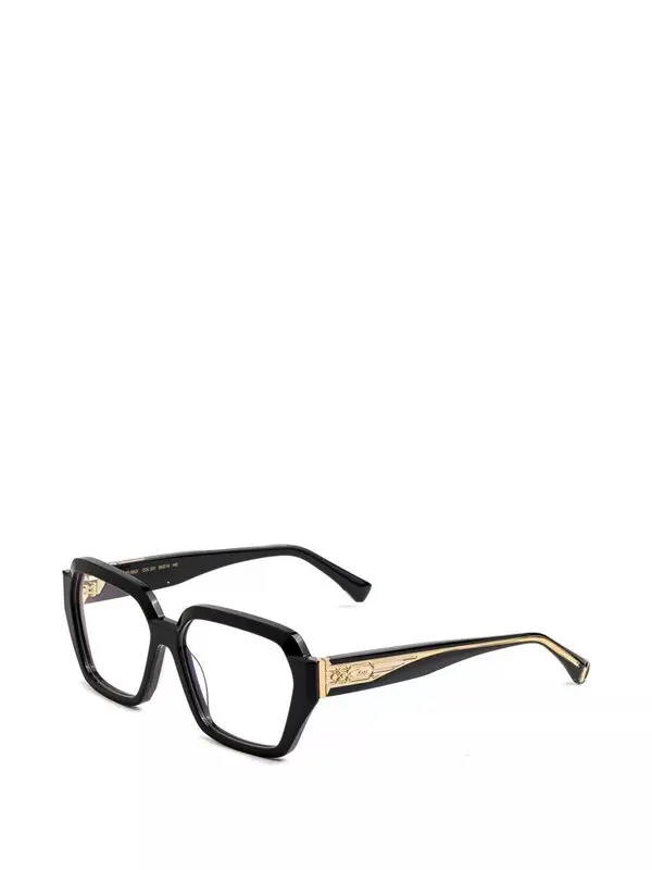 Cazal Geometric Frame Eyeglasses
