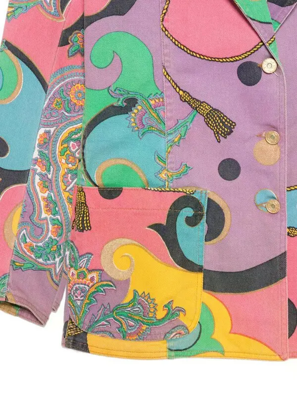 Roberto Cavalli 2000s Paisley-print Jacket