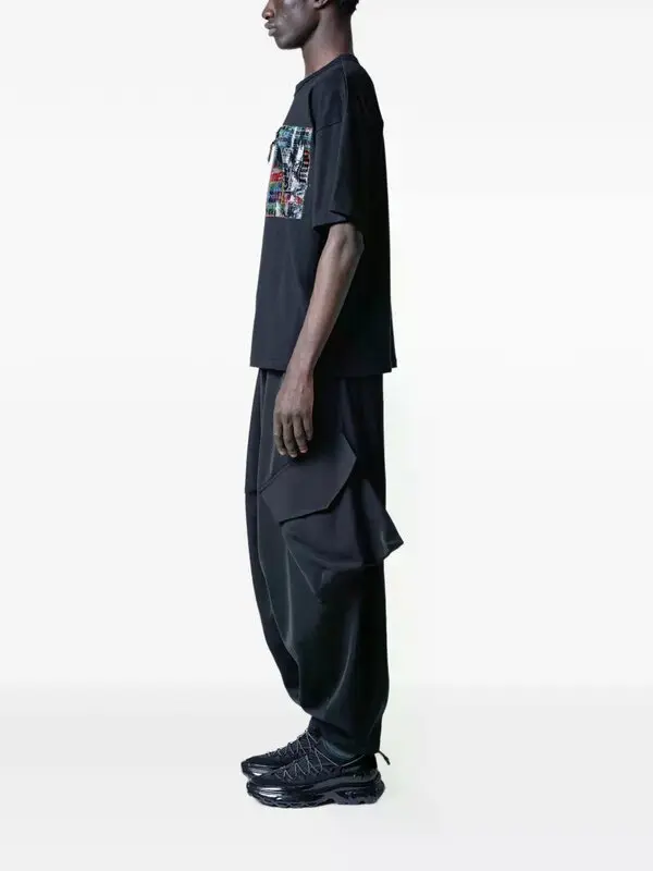 YOSHIOKUBO Cotton Jersey Zip-pocket T-shirt